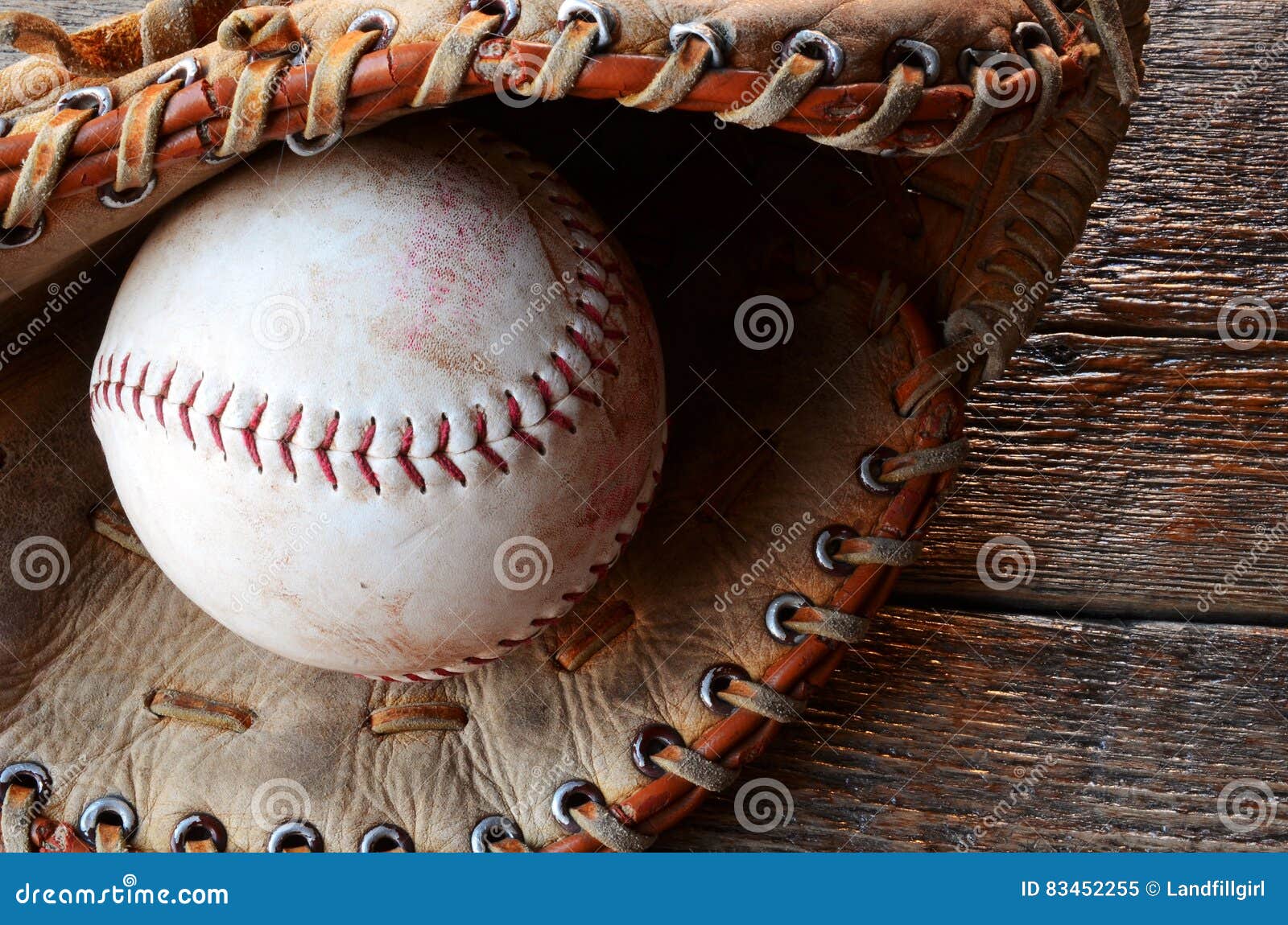 Old Used Baseball Equipment Stock Image - Image of american, used: 83452255