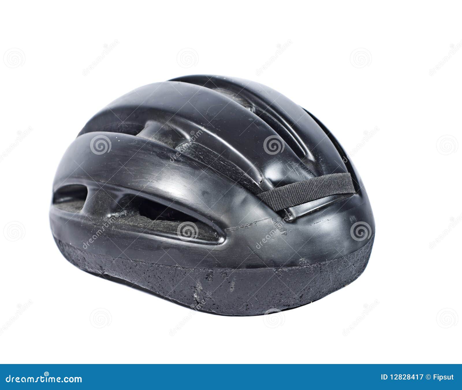 Old Used Bicycle Helmet stock image. Image of people - 12828417