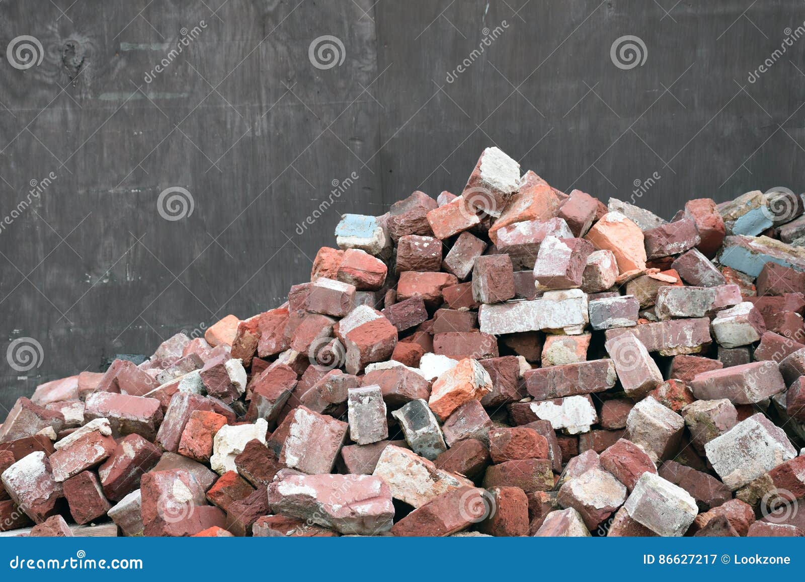 Old Used Bricks stock image. Image of closeup, casual - 86627217