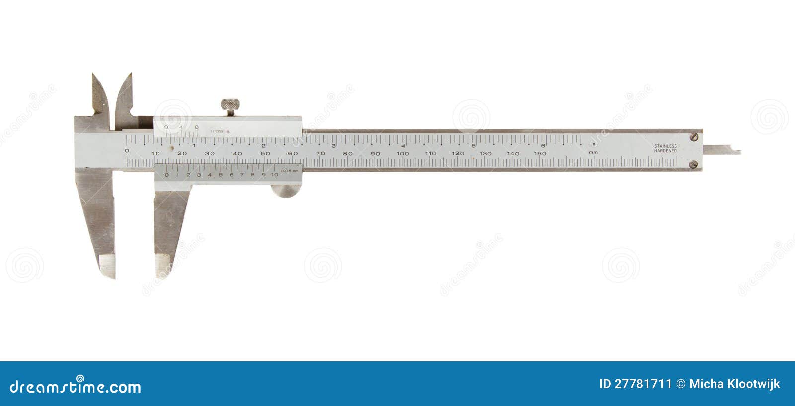 Old Used Caliper (an Instrument for Measuring) Stock Image - Image of ...