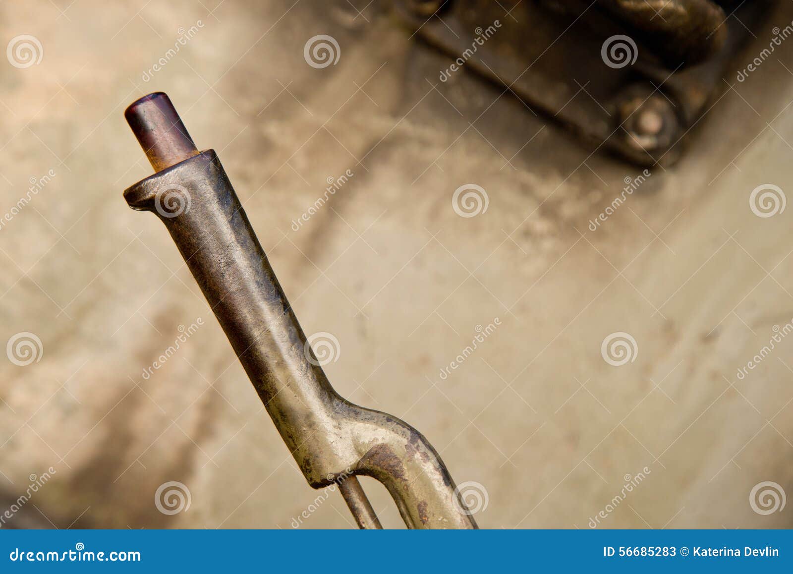 Old used lever stock image. Image of arresting, manufactura - 56685283
