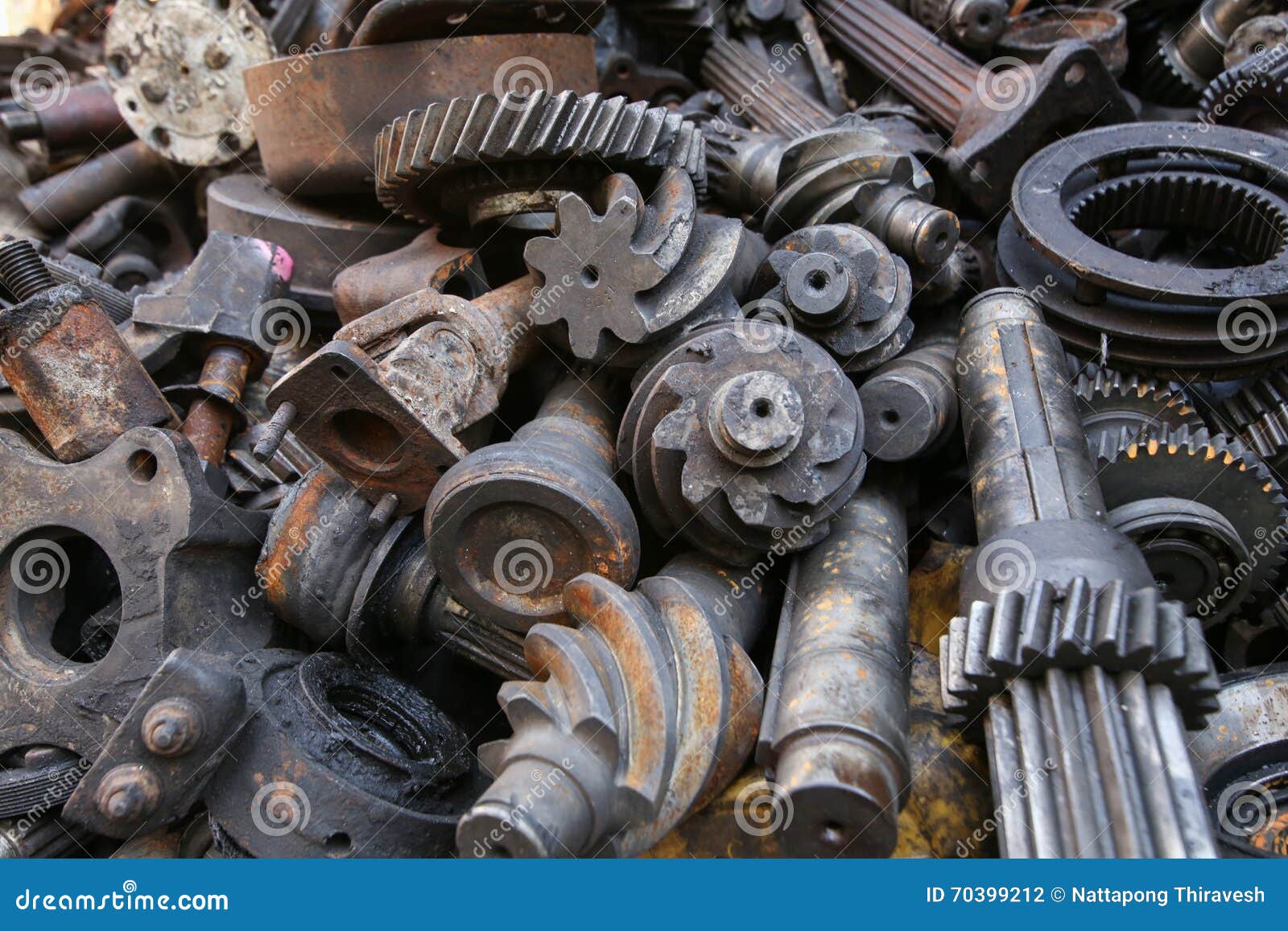 Old and Used Machinery Part Stock Photo - Image of machinery, shop ...
