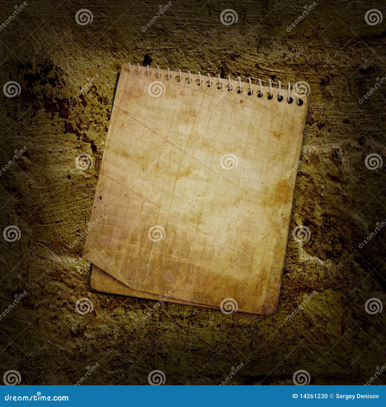 Old used notebook stock photo. Image of infamous, grunge - 14261230