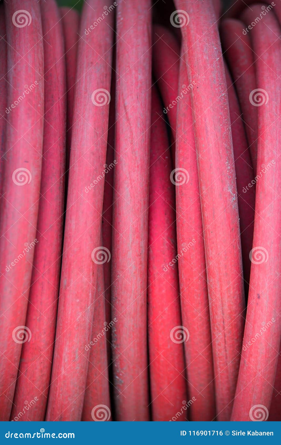 Orange Water Hose Texture Pattern Stock Photo - Image of gardening ...