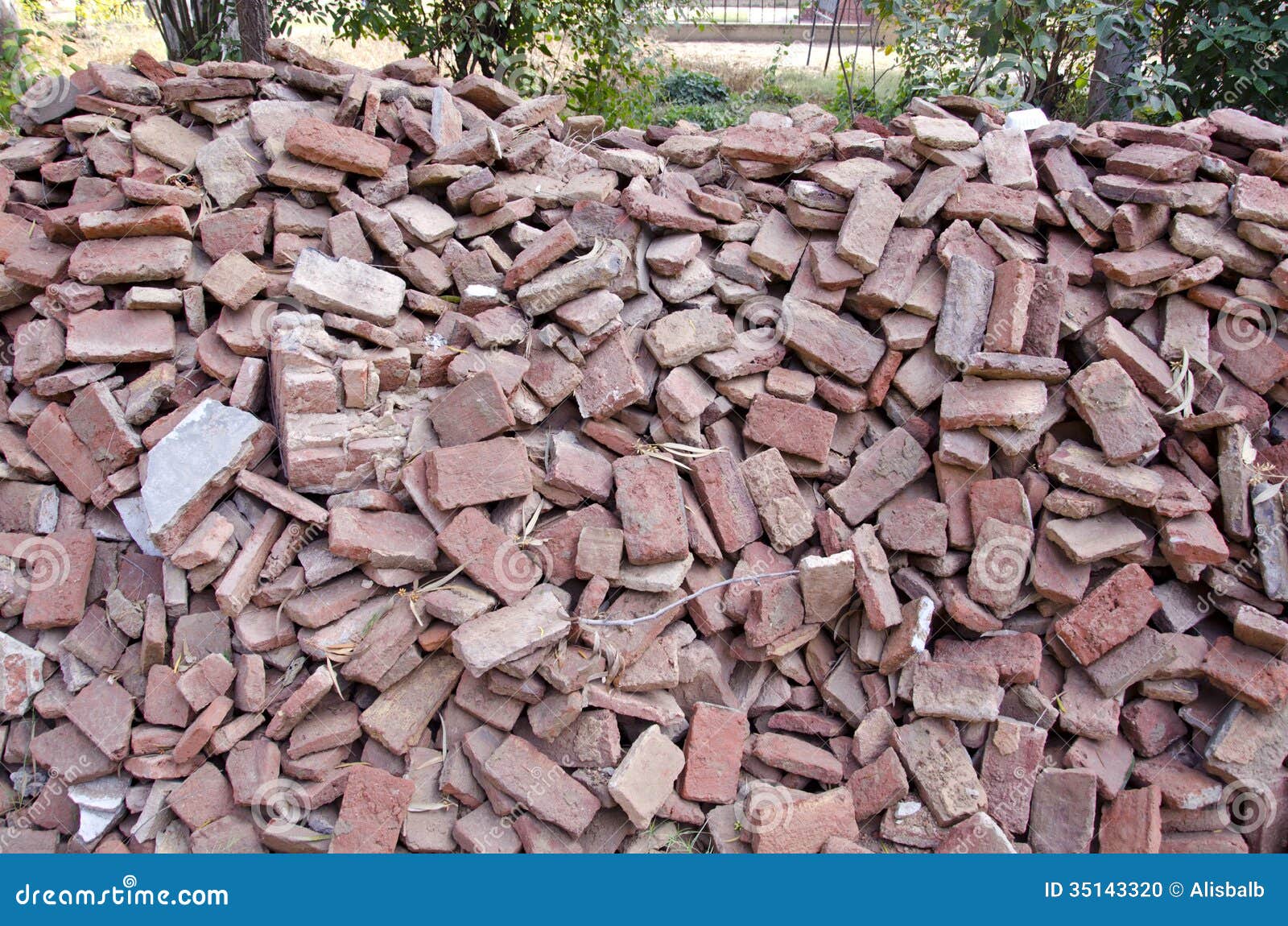 Old Used Red Bricks Stack in India Stock Photo - Image of travel, clay ...