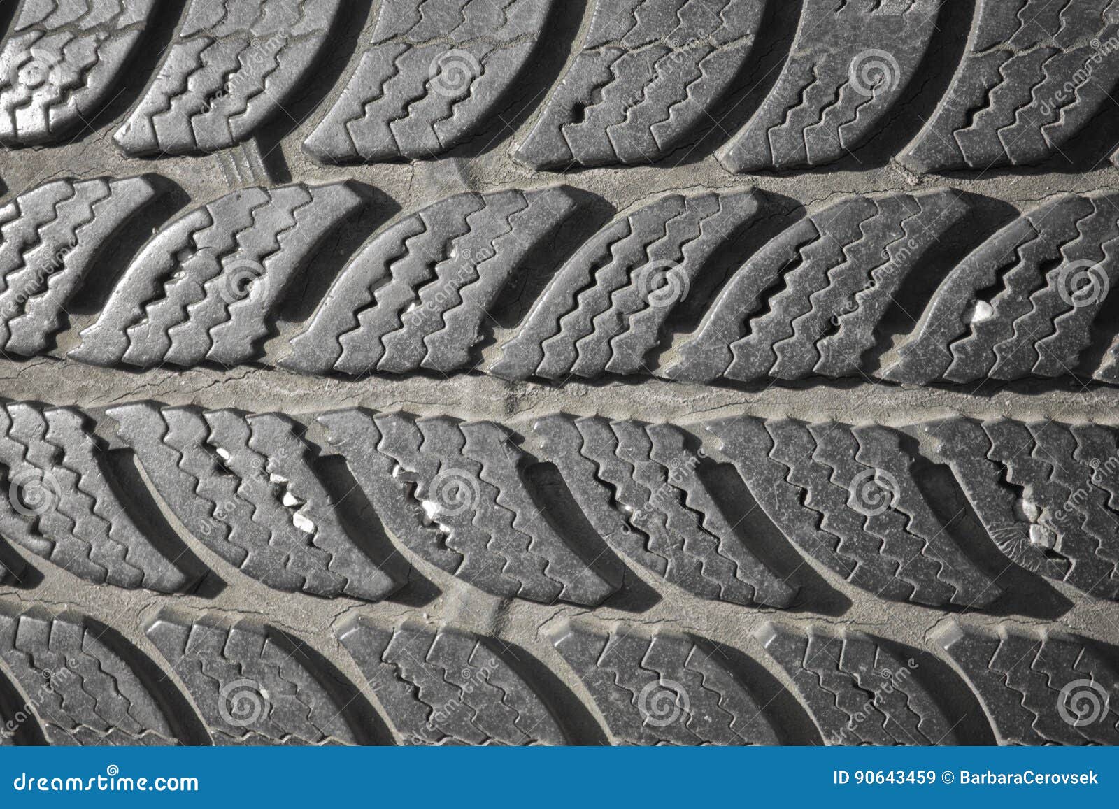 Old Used Second Hand Black Car Tyre Texture Motif Pattern Stock Image ...