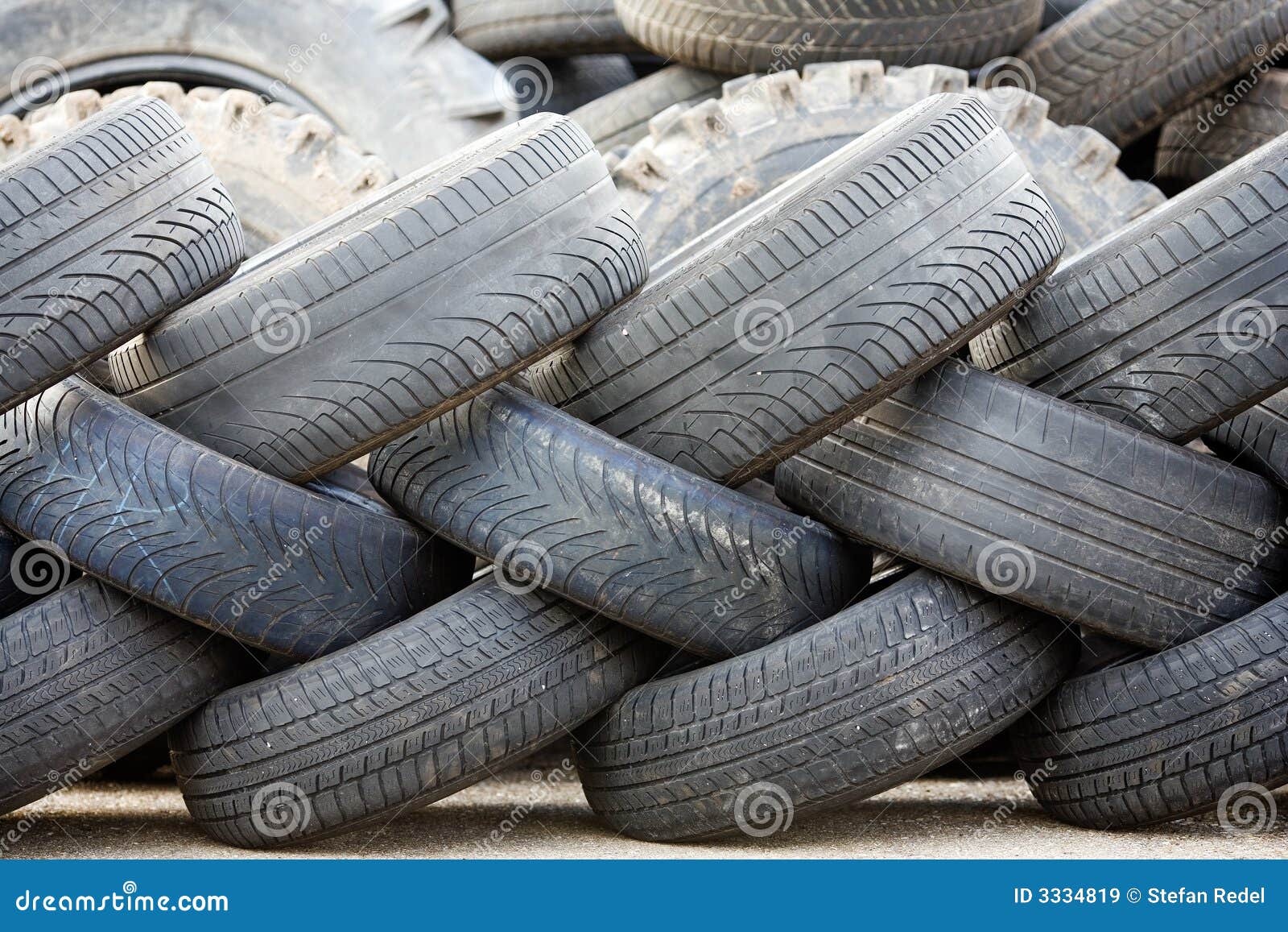 Old used tires stock image. Image of replacement, tread - 3334819