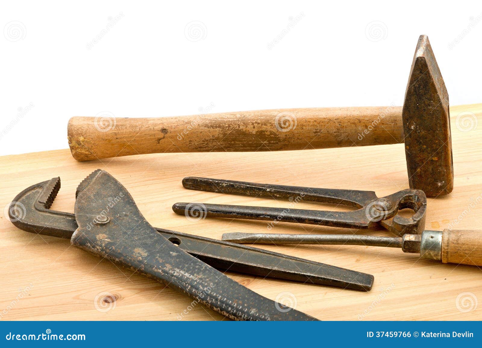 Old used tools stock photo. Image of handicraft, rusty - 37459766