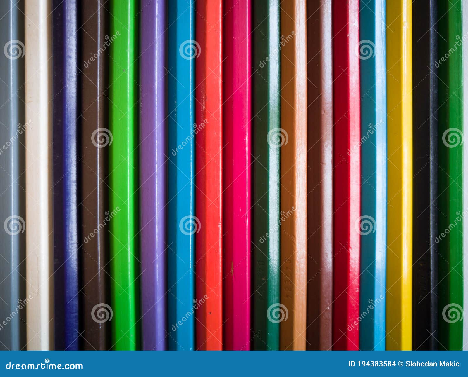 Old Used Wood Crayons in Various Colors Stock Photo - Image of crayon ...