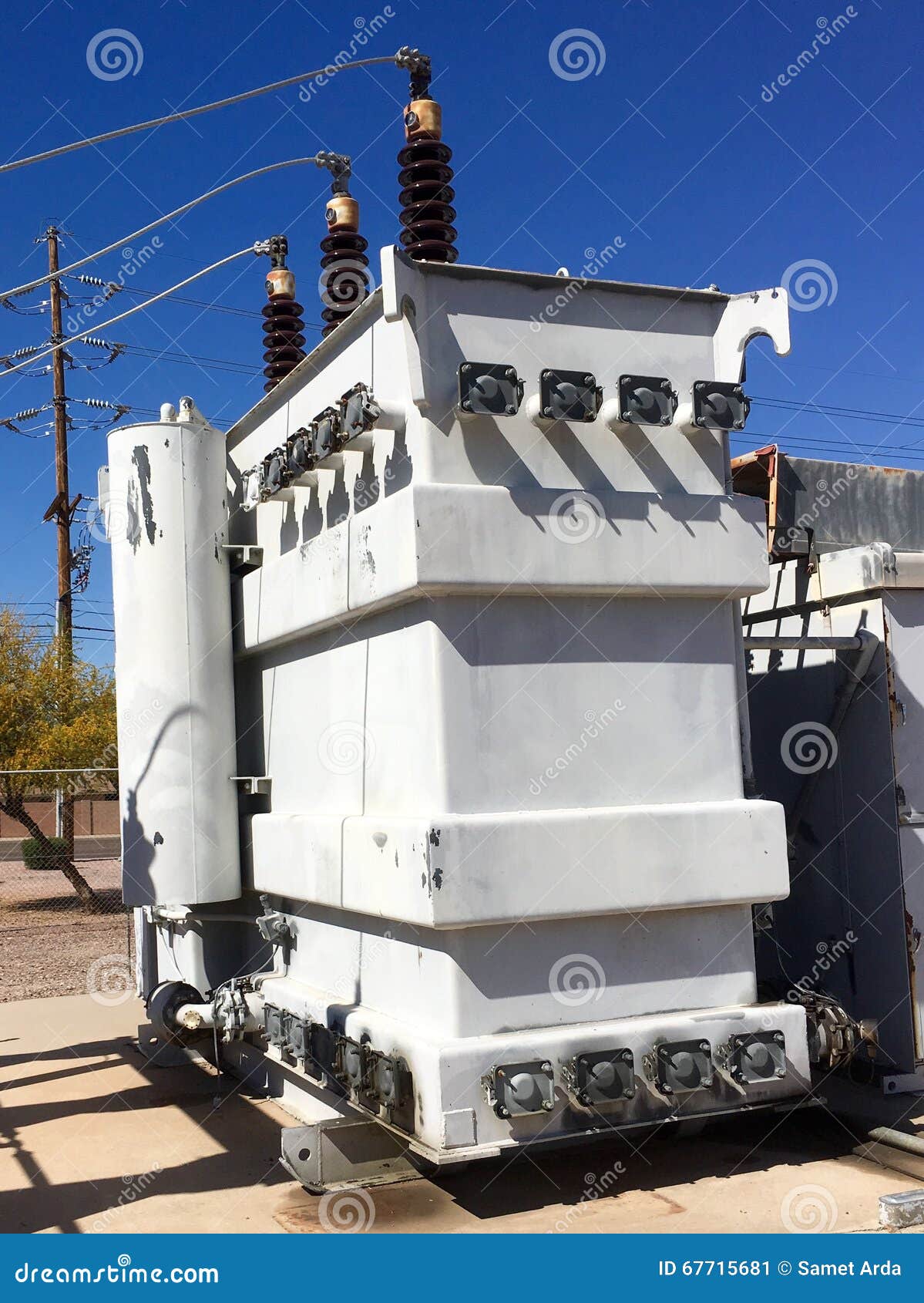 Old utility transformer stock image. Image of power, electricity - 67715681