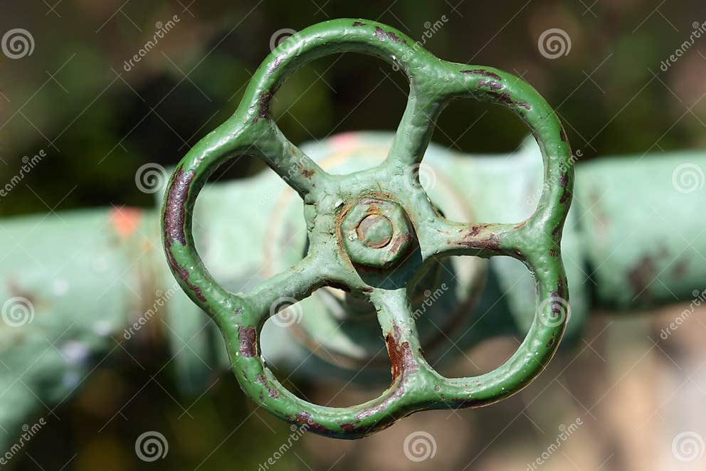 Old valve stock image. Image of liquid, hose, valve, wheels - 2697077