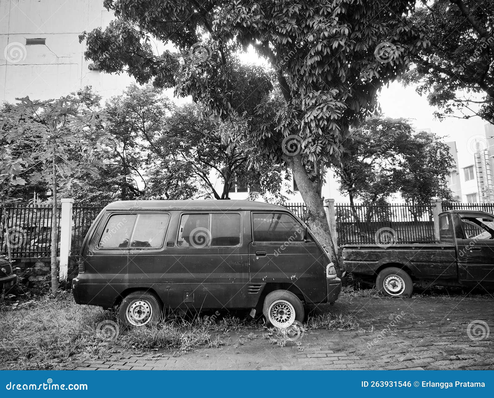 Old Van Car stock photo. Image of memories, transportation - 263931546
