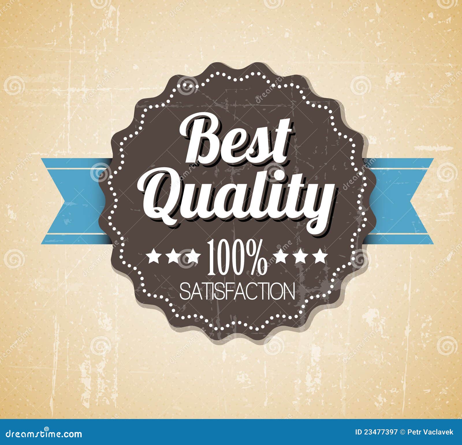 Old Vector Round Retro Vintage Grunge Label Stock Vector - Illustration ...