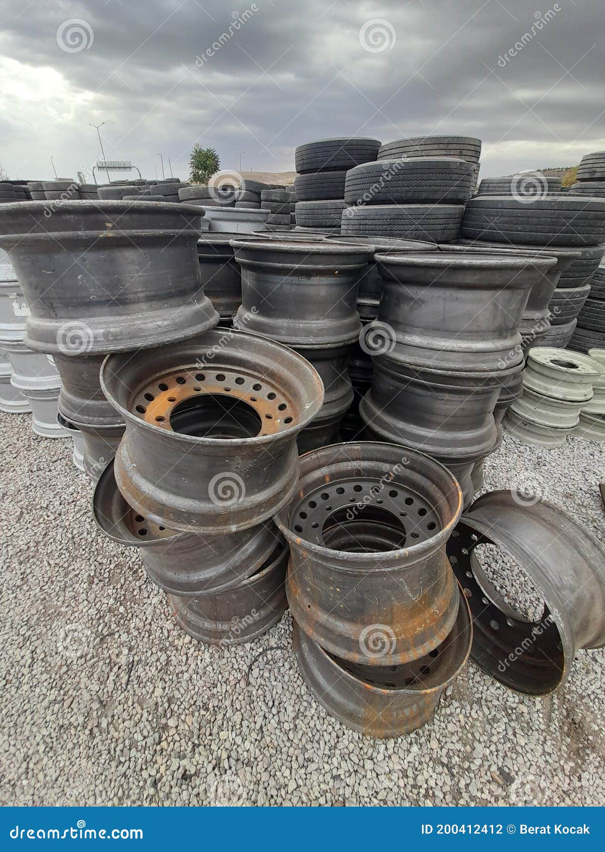 Old vehicle rims stock photo. Image of vehicle, oldrims - 200412412