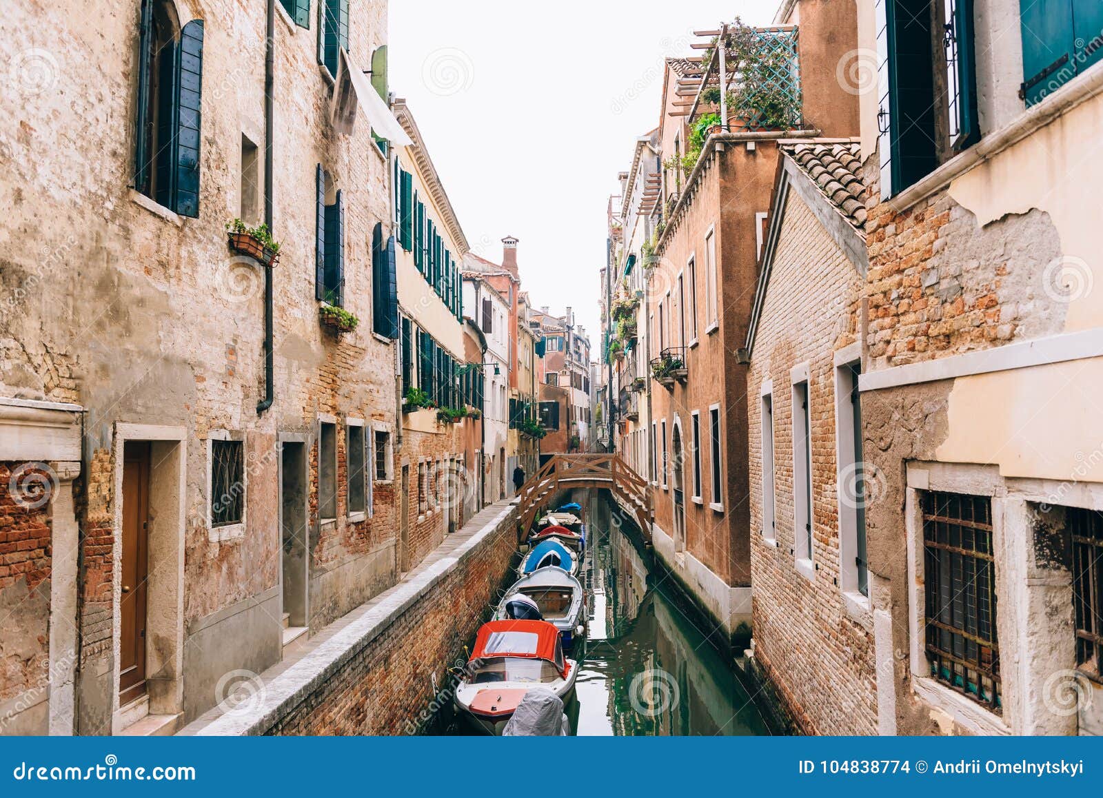 The Old Venice Streets of Italy Stock Photo - Image of tourism ...