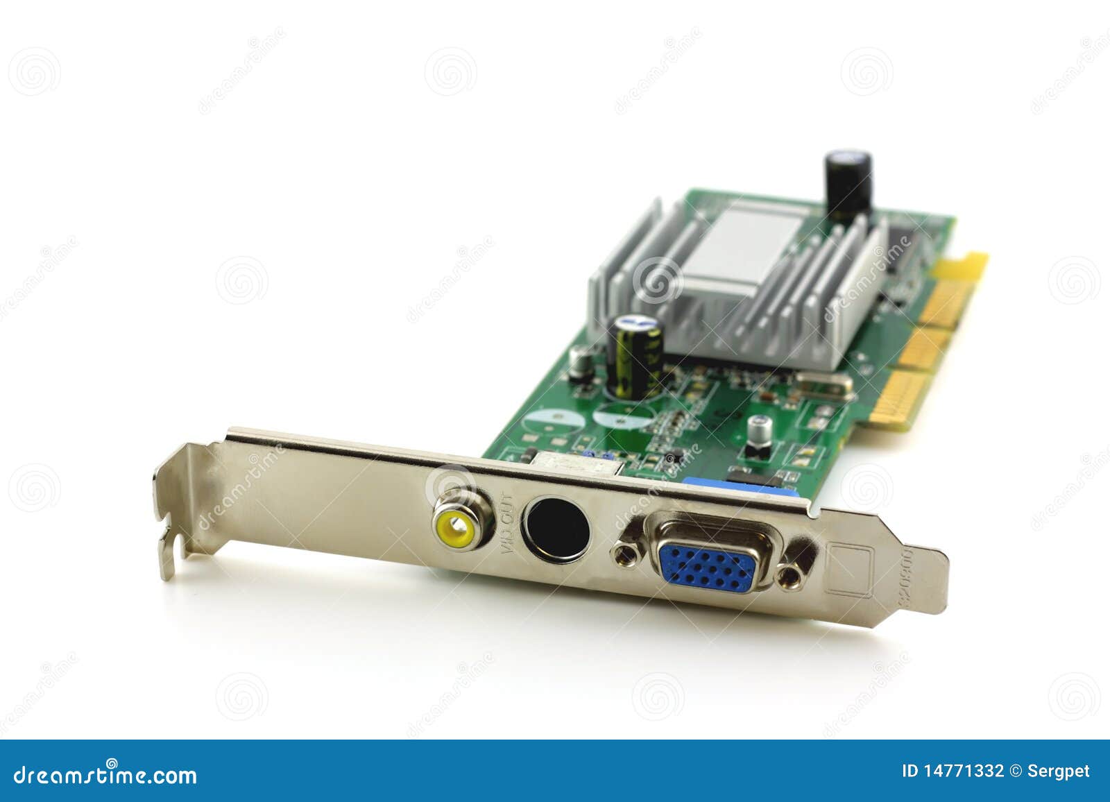 Old VGA board stock photo. Image of communications, electrical - 14771332