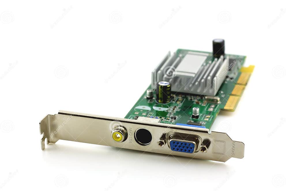 Old VGA board stock photo. Image of communications, electrical - 14771332