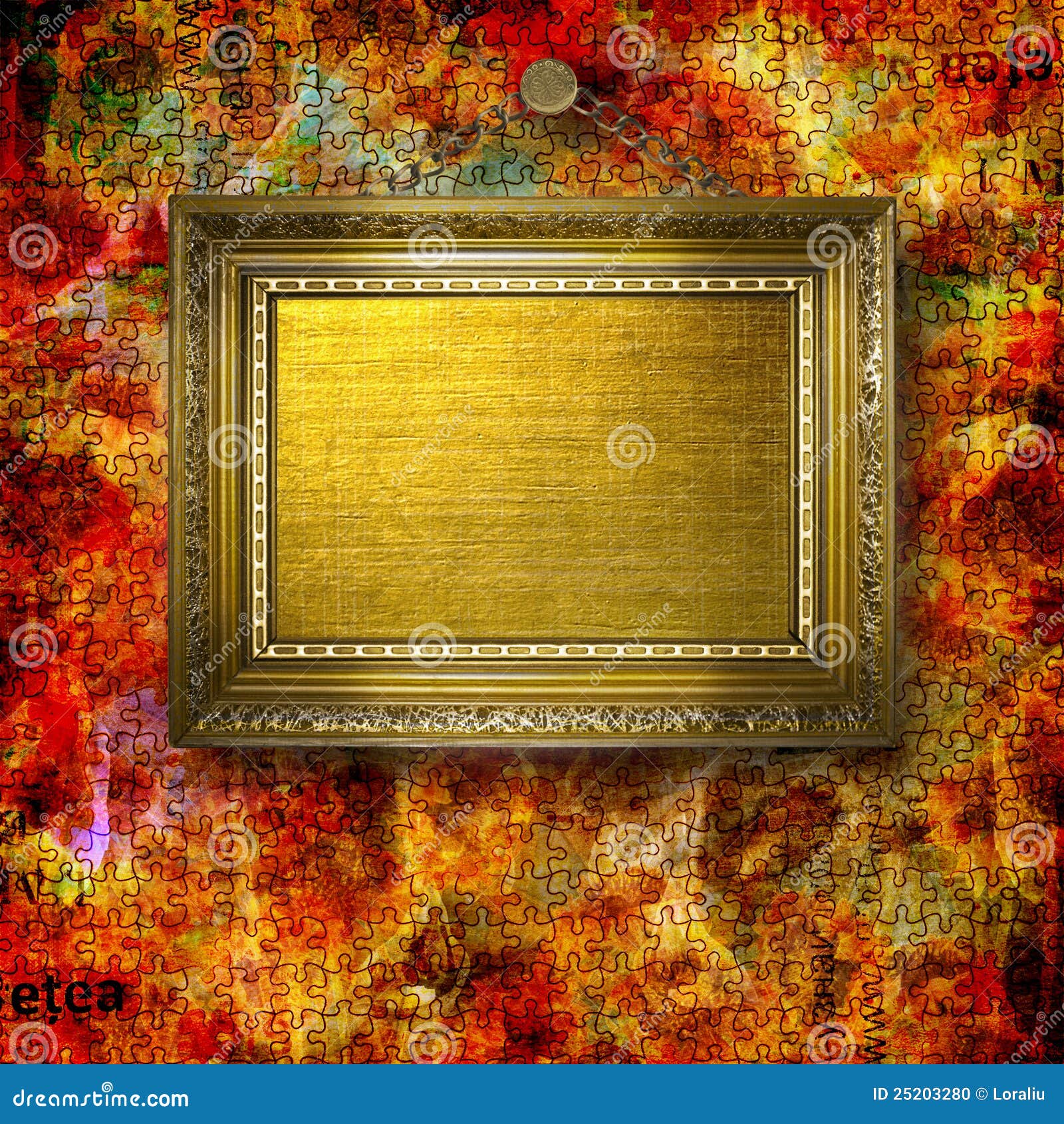 Victorian Frames With Bunch Of Willows Royalty-Free Stock Photo ...