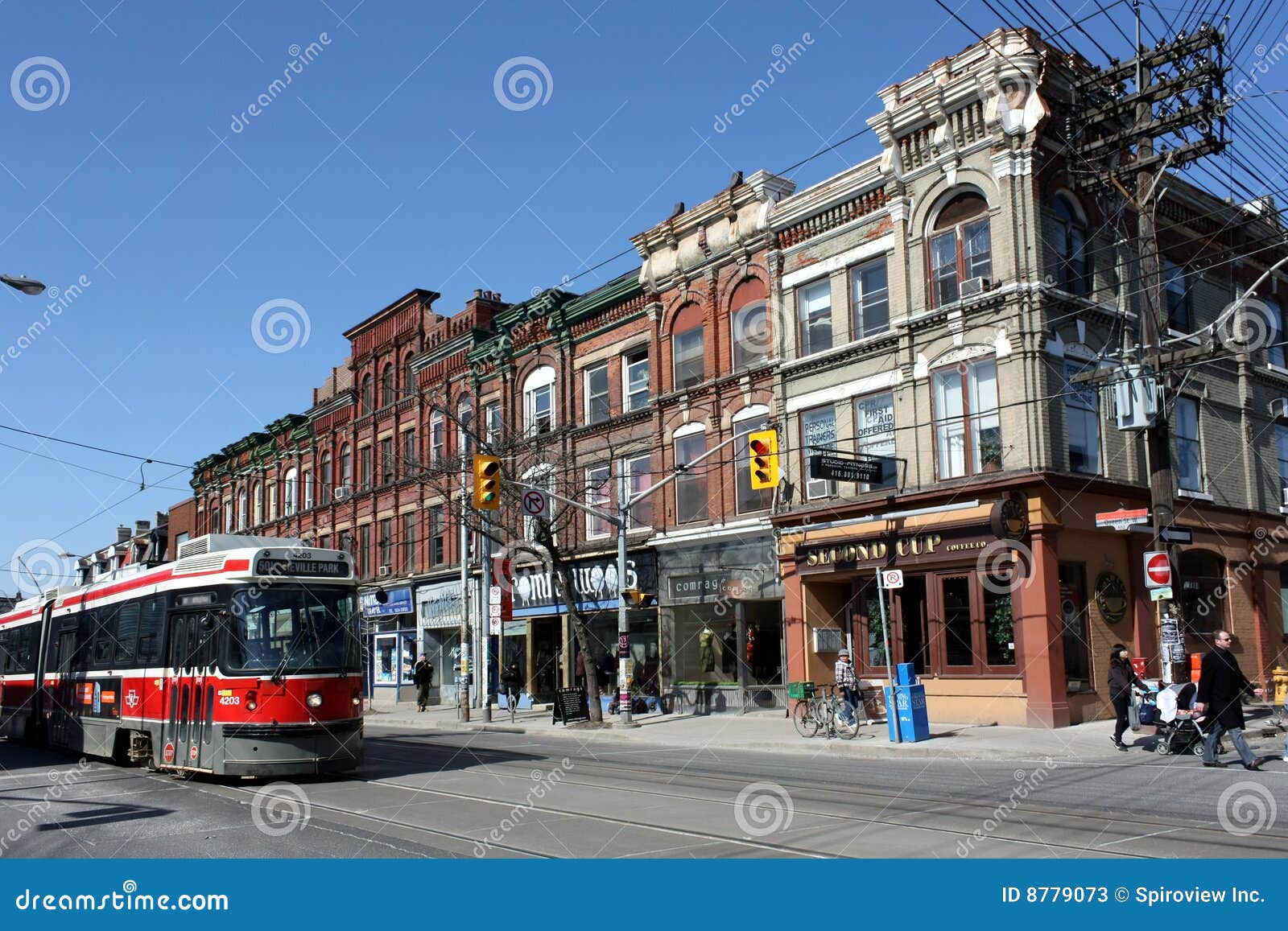 Old Victorian Storefronts in Toronto Editorial Stock Photo - Image of ...