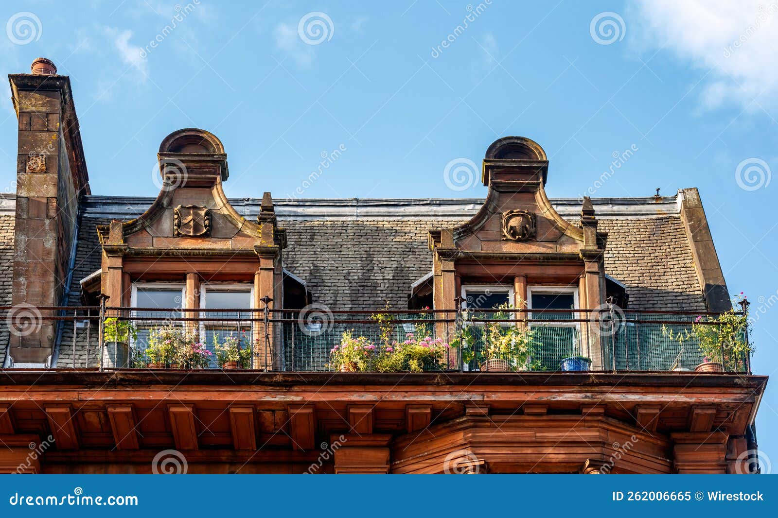 Old Victorian Tenement Flat in Glasgow, Scotland Stock Image - Image of ...