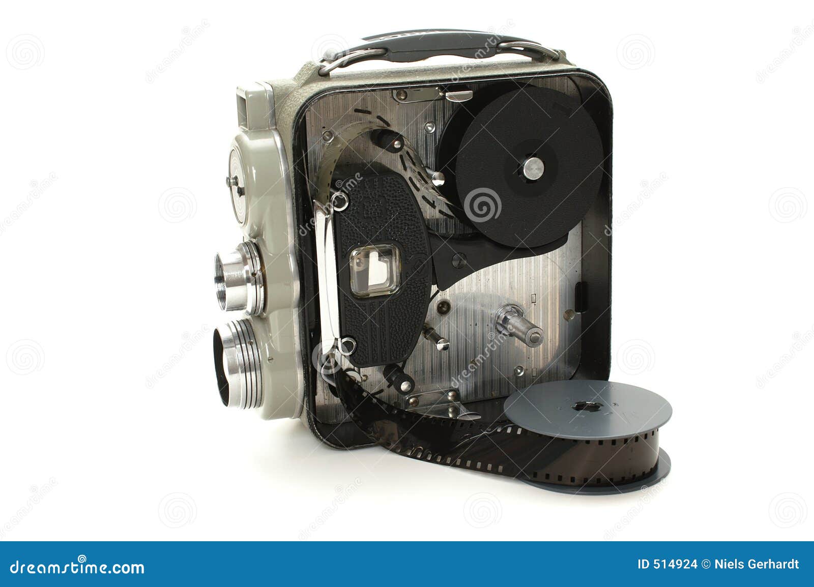 Old video camera stock photo. Image of electronics, mini - 514924
