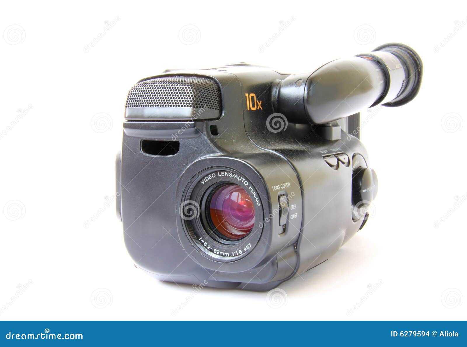Old video camera stock photo. Image of tape, appliance - 6279594