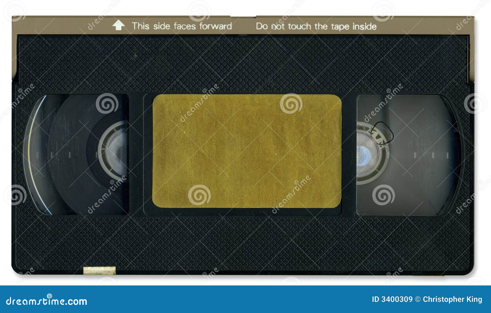 Old Video Cassette Tape Front Stock Image - Image of classic, video ...