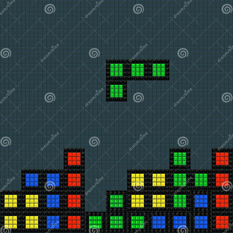 Old video game square stock vector. Illustration of graphic - 79010151