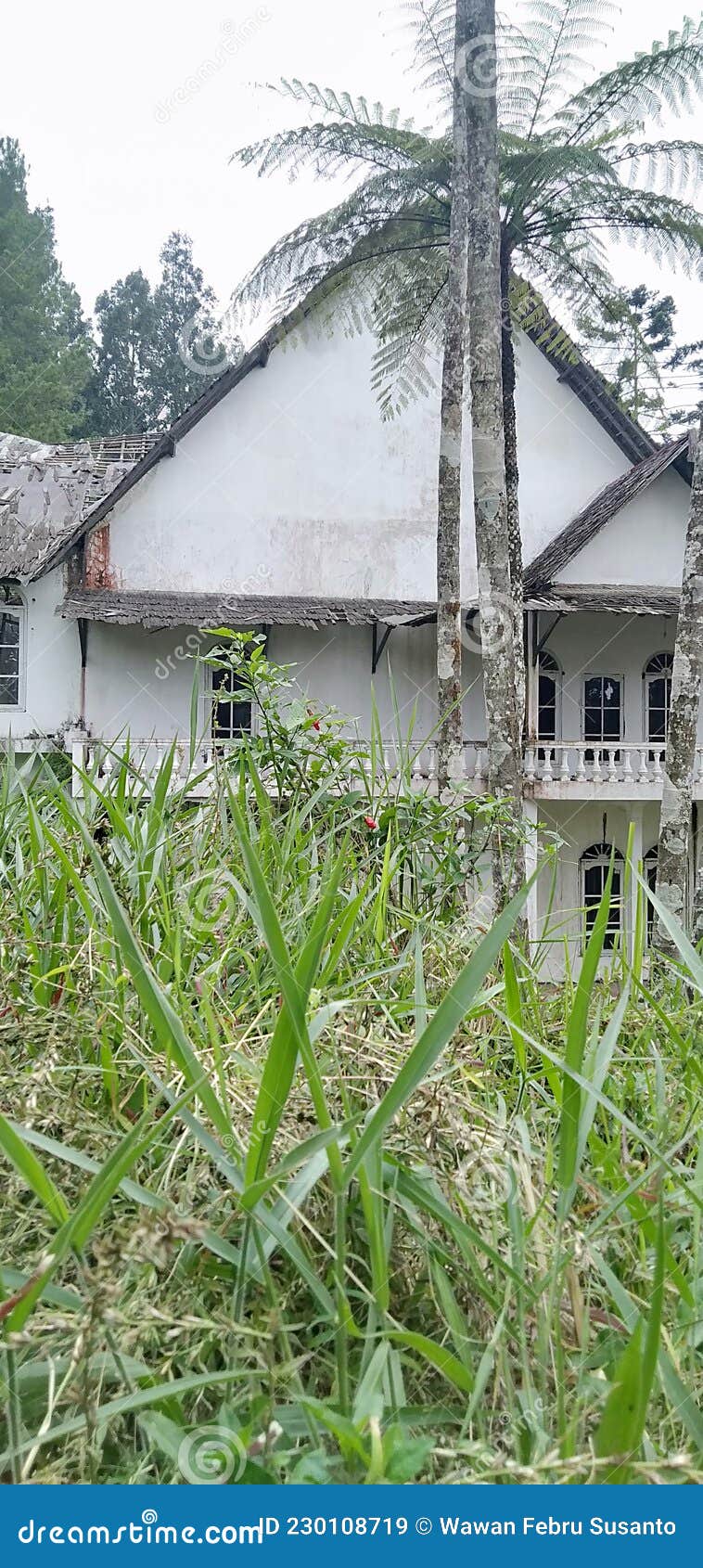An Old Villa in Kaliurang Park, the Slopes of Mount Merapi, Yogyakarta ...