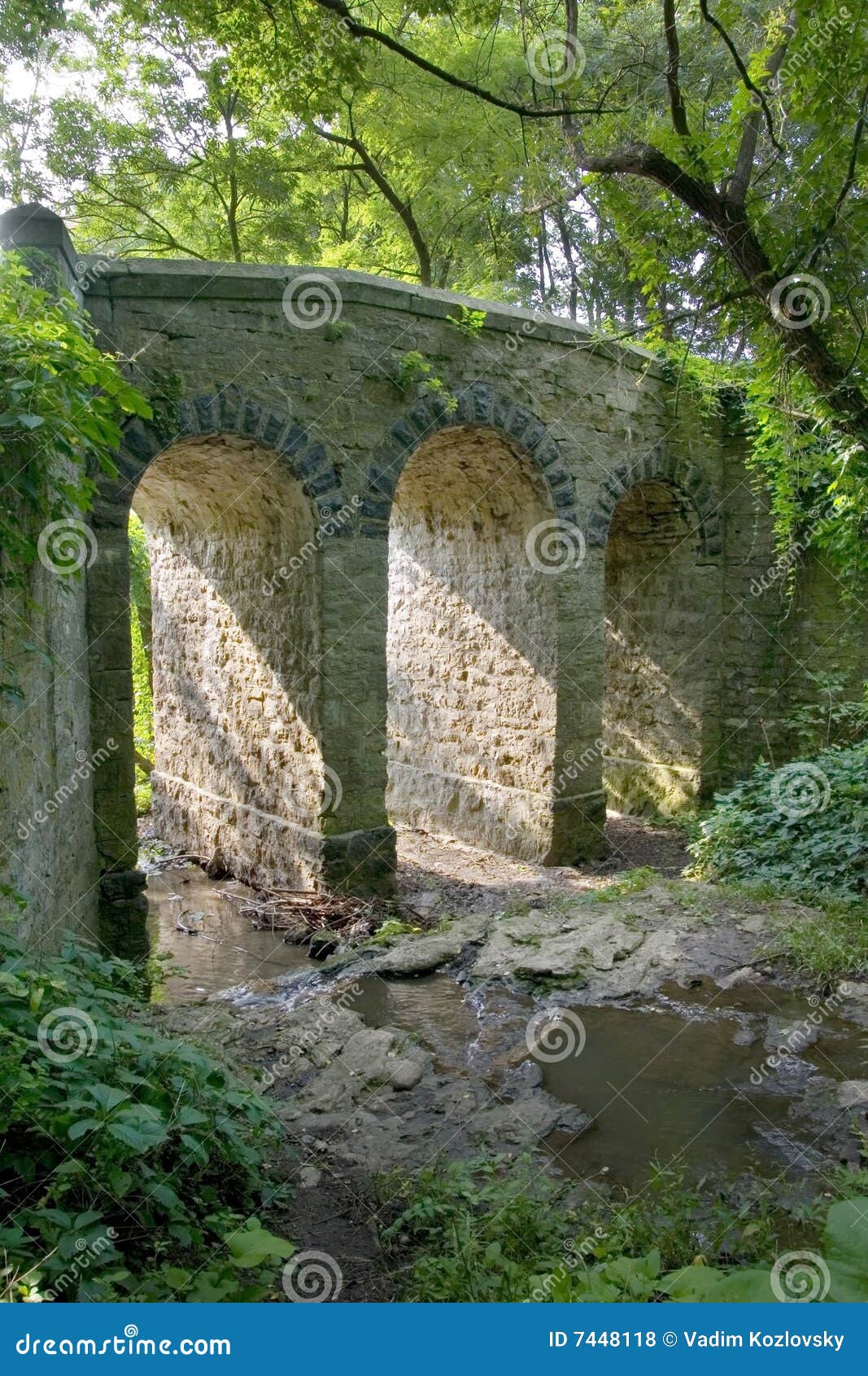 Old village bridge stock photo. Image of europe, sightseeing - 7448118