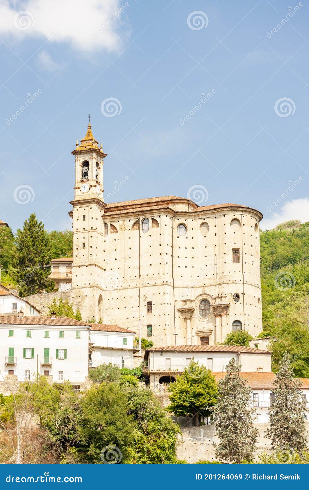 Old Village Cessole in Asti, Italy Stock Image - Image of europe, view ...