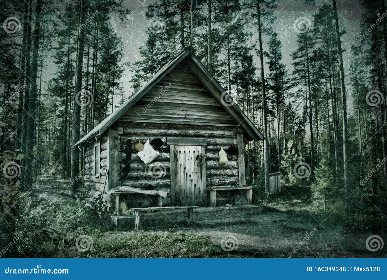 Old Village on Edge of Forest Stock Photo - Image of sector, gamekeeper ... Old Village on Edge of Forest Stock Photo - Image of sector, gamekeeper ...