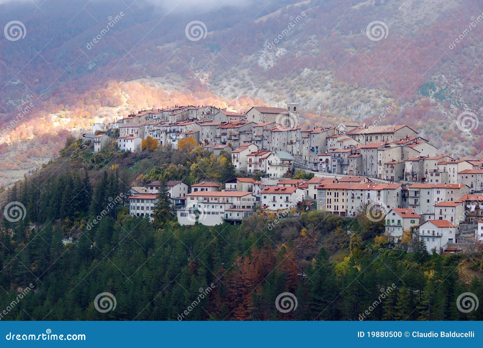 Old Village of Opi in Abruzzo Stock Photo - Image of traditional, town ...