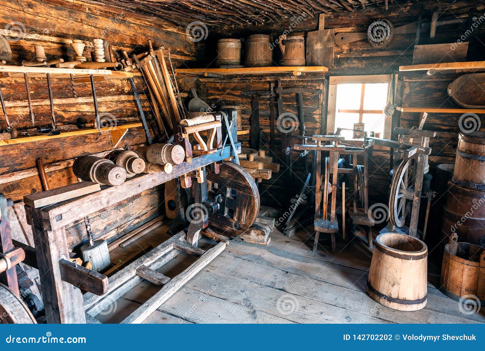 Old village workshop stock photo. Image of industry - 142702202