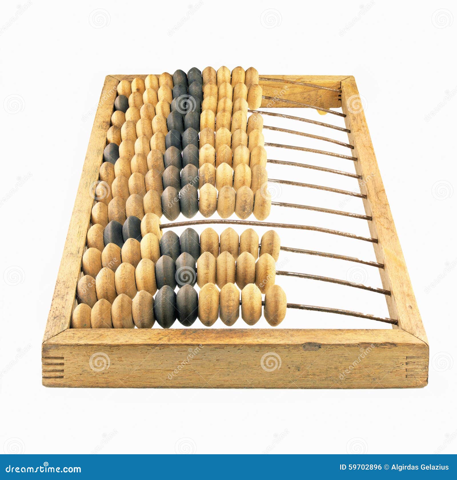 Old vintage abacus stock photo. Image of closeup, ancient - 59702896