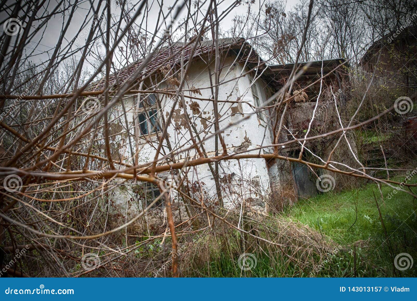 Old Vintage Abandoned House in the Countryside Stock Image - Image of ...