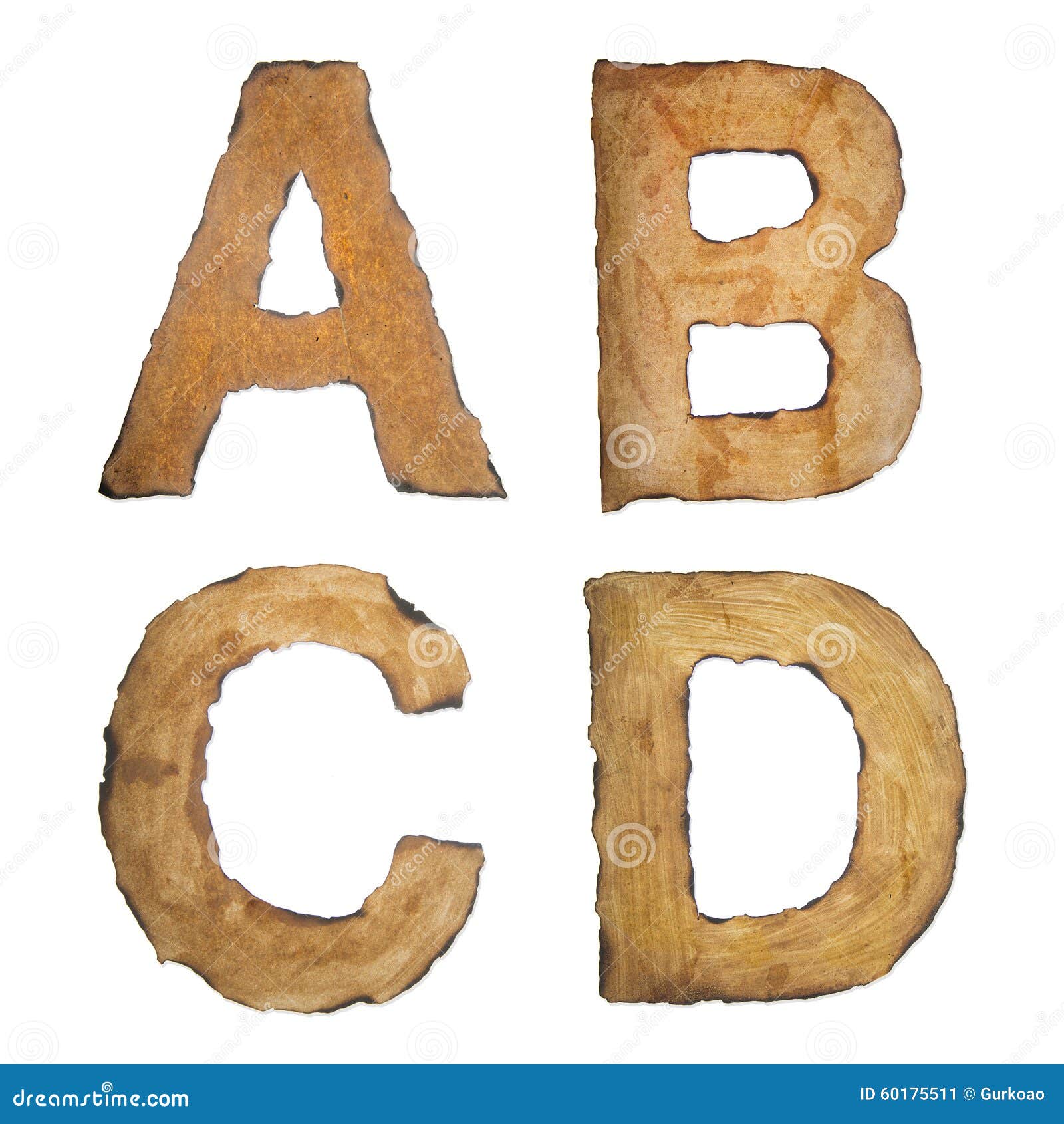 Old, vintage alphabet ABCD stock image. Image of sign - 60175511