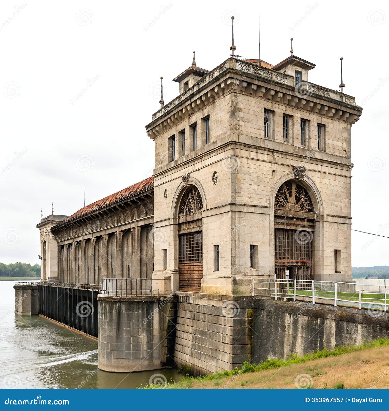 Vintage Barrage Icon Isolated On Transparent Background Stock Photo ...