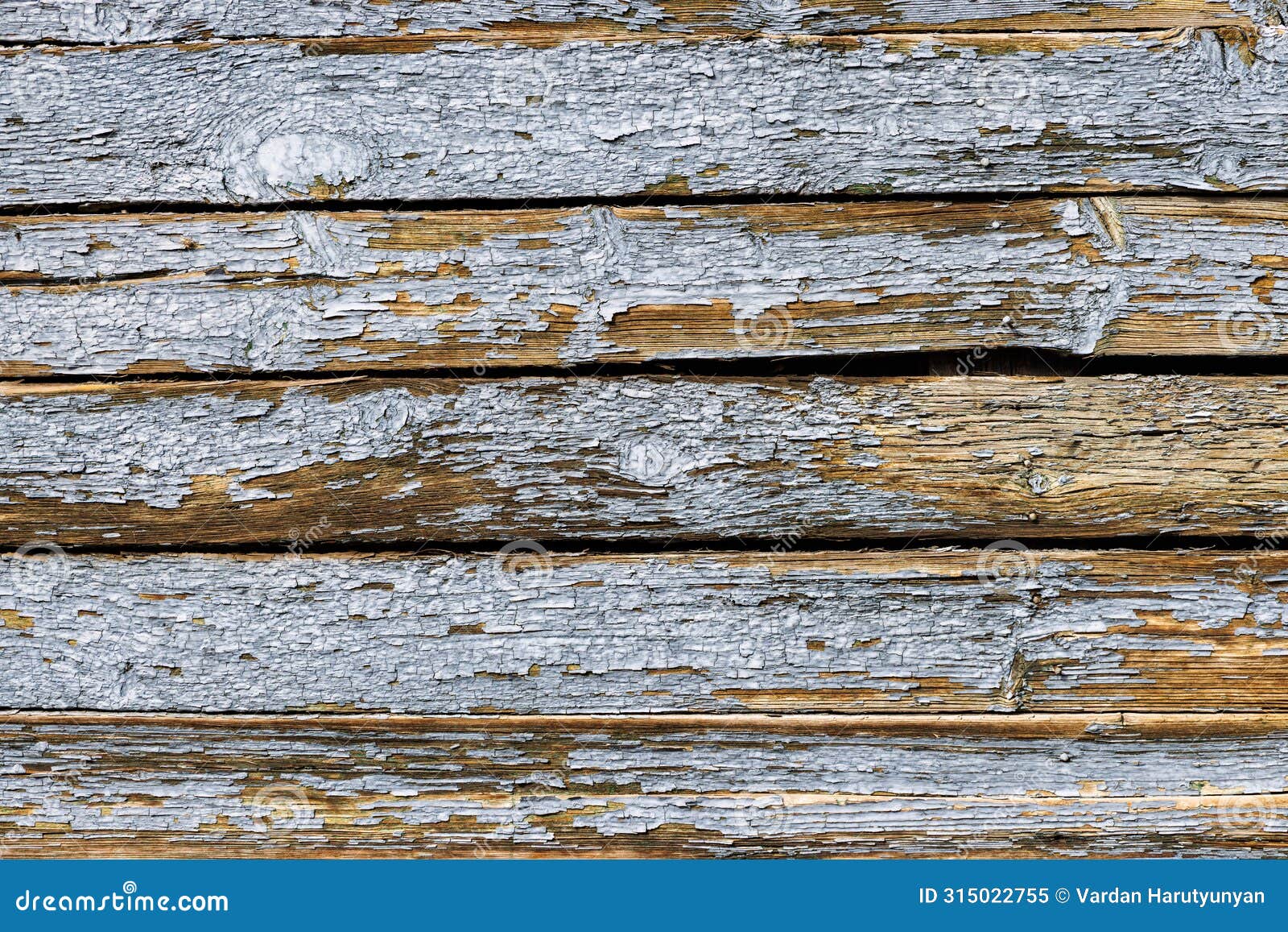 Old, Vintage, Blue Wooden Background. the Textured Surface of Decayed ...