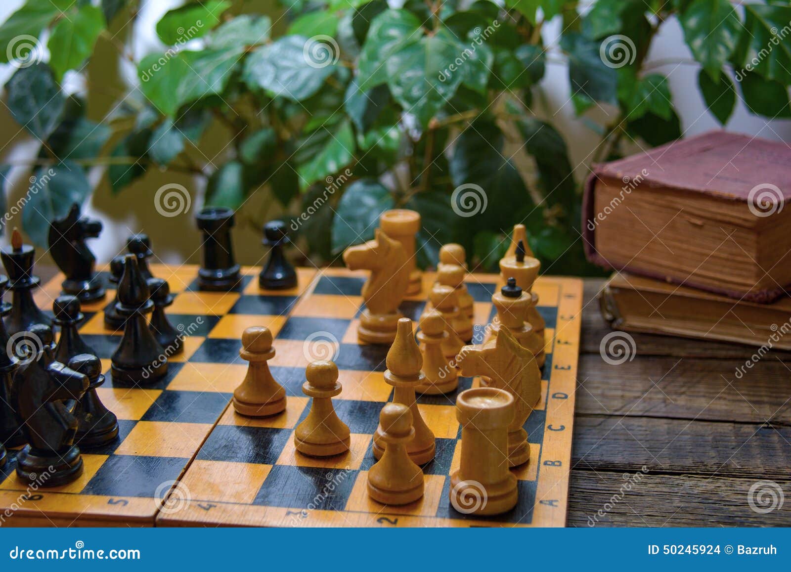 Old Vintage Board Game Chess Stock Photo - Image of table, loss: 50245924