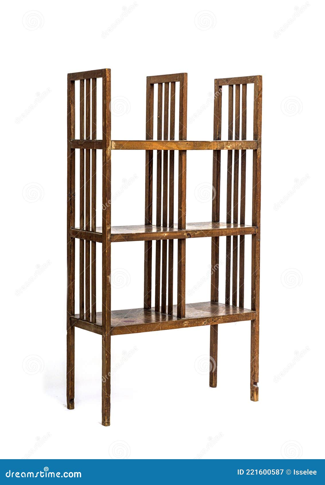 Vintage Bookshelf With Old Books In The Library Of Vienna Stock Photo ...