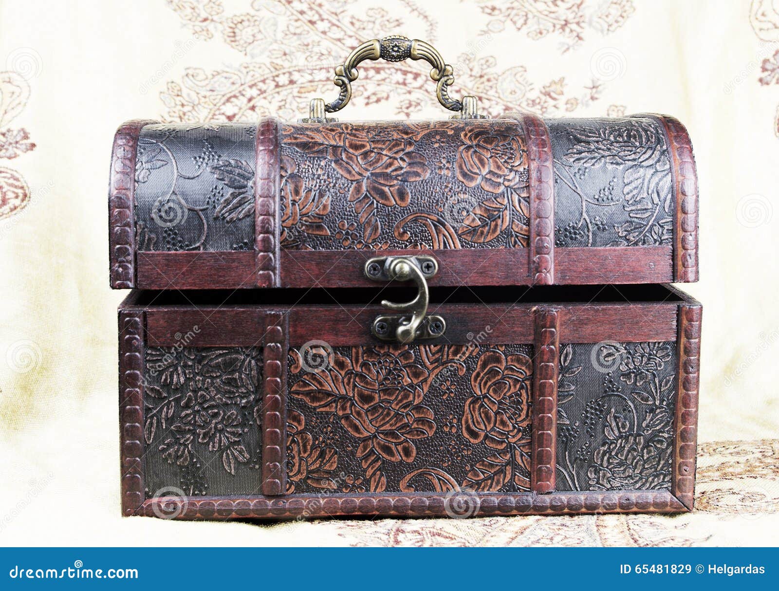 Old vintage box stock image. Image of retro, coin, locking - 65481829