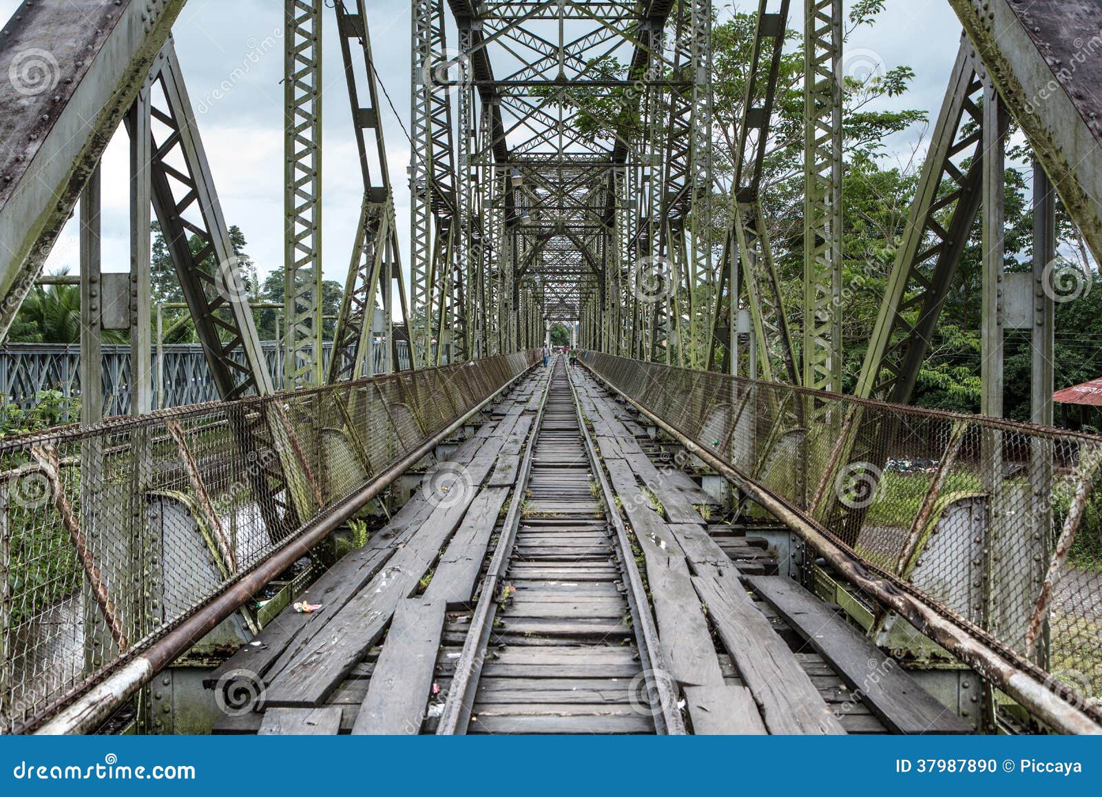 Old Vintage Bridge at Sixaola Stock Photo - Image of urban, bridge ...