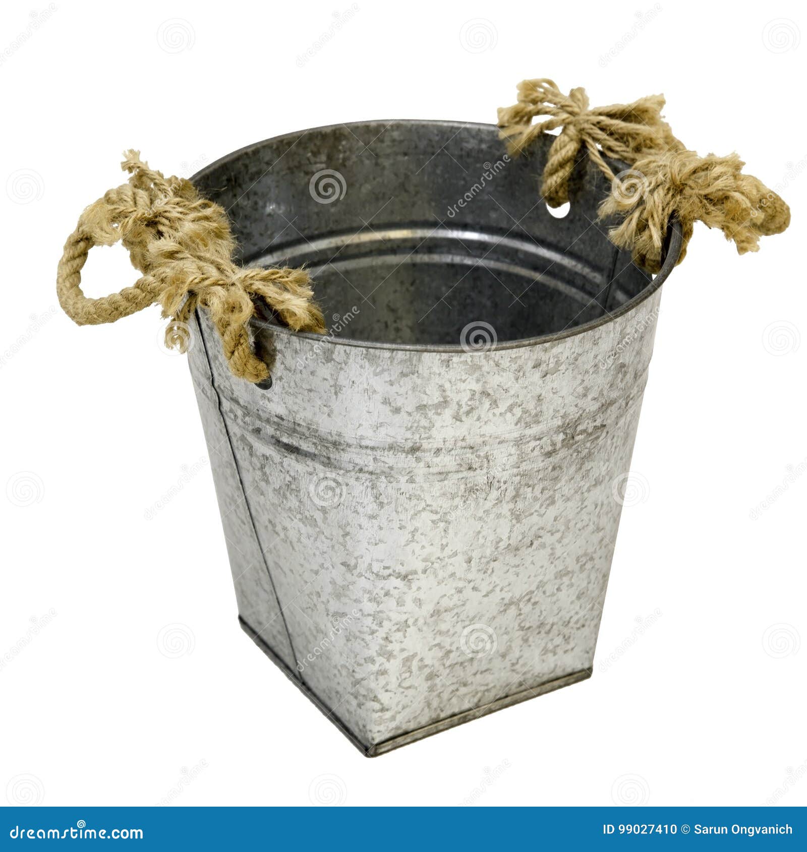 Old vintage bucket stock photo. Image of shiny, empty - 99027410