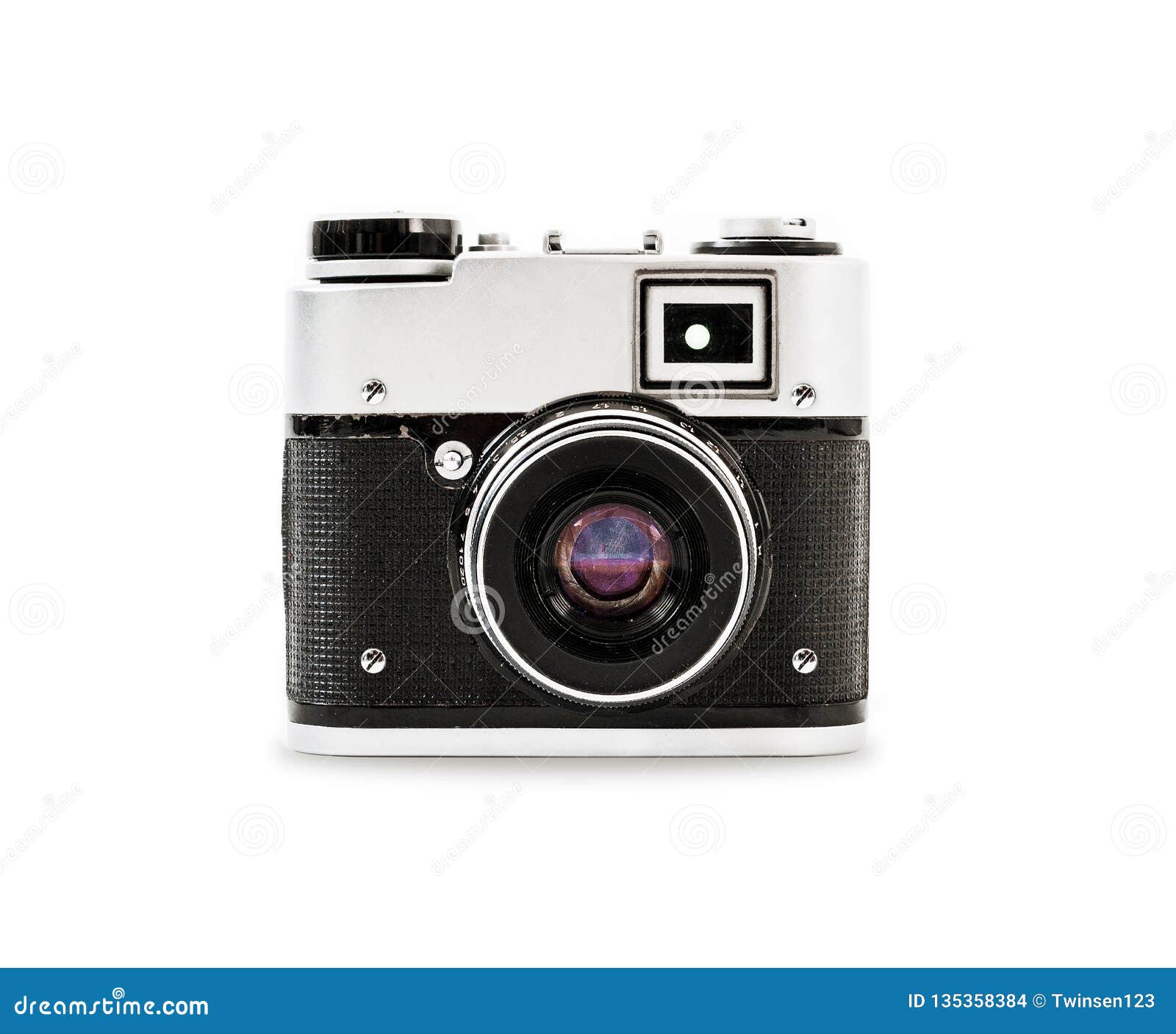Old Vintage Camera. Square Styling for the Application Icon Stock Photo ...