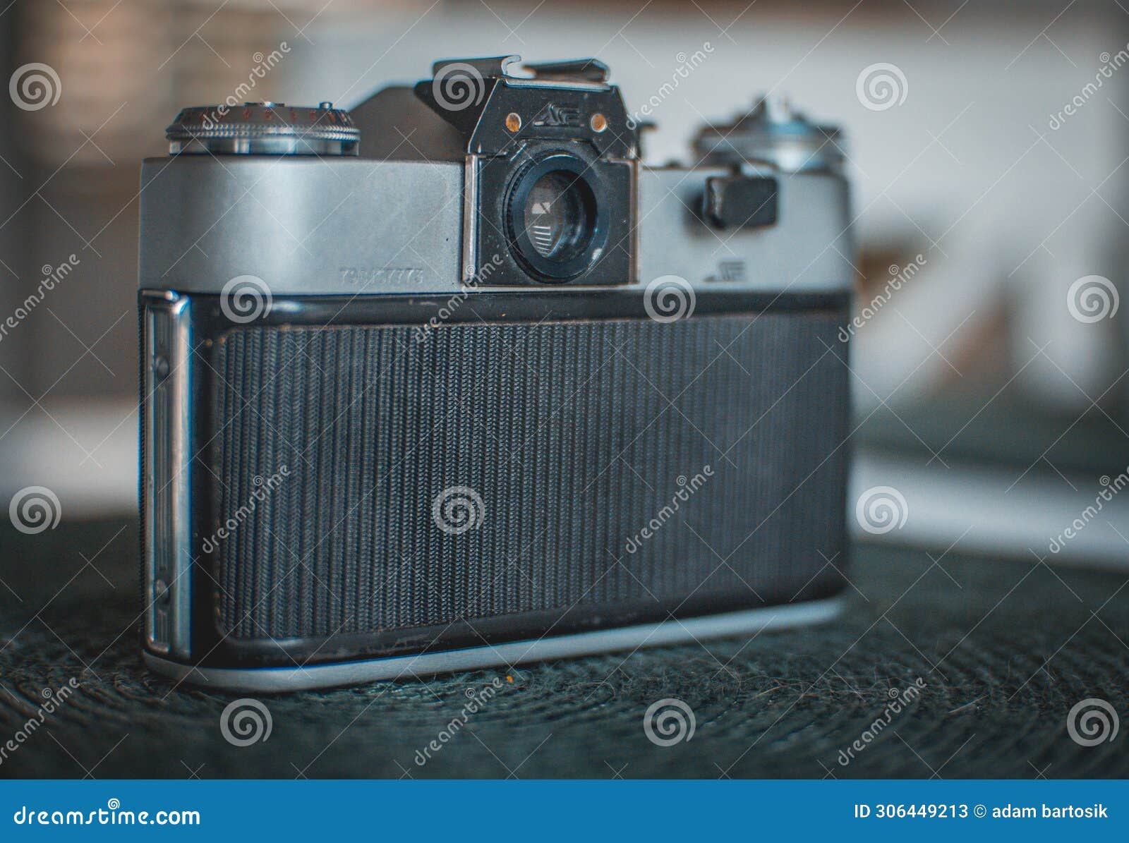 Old Vintage Camera with Viewfinder Stock Image - Image of viewfinder ...