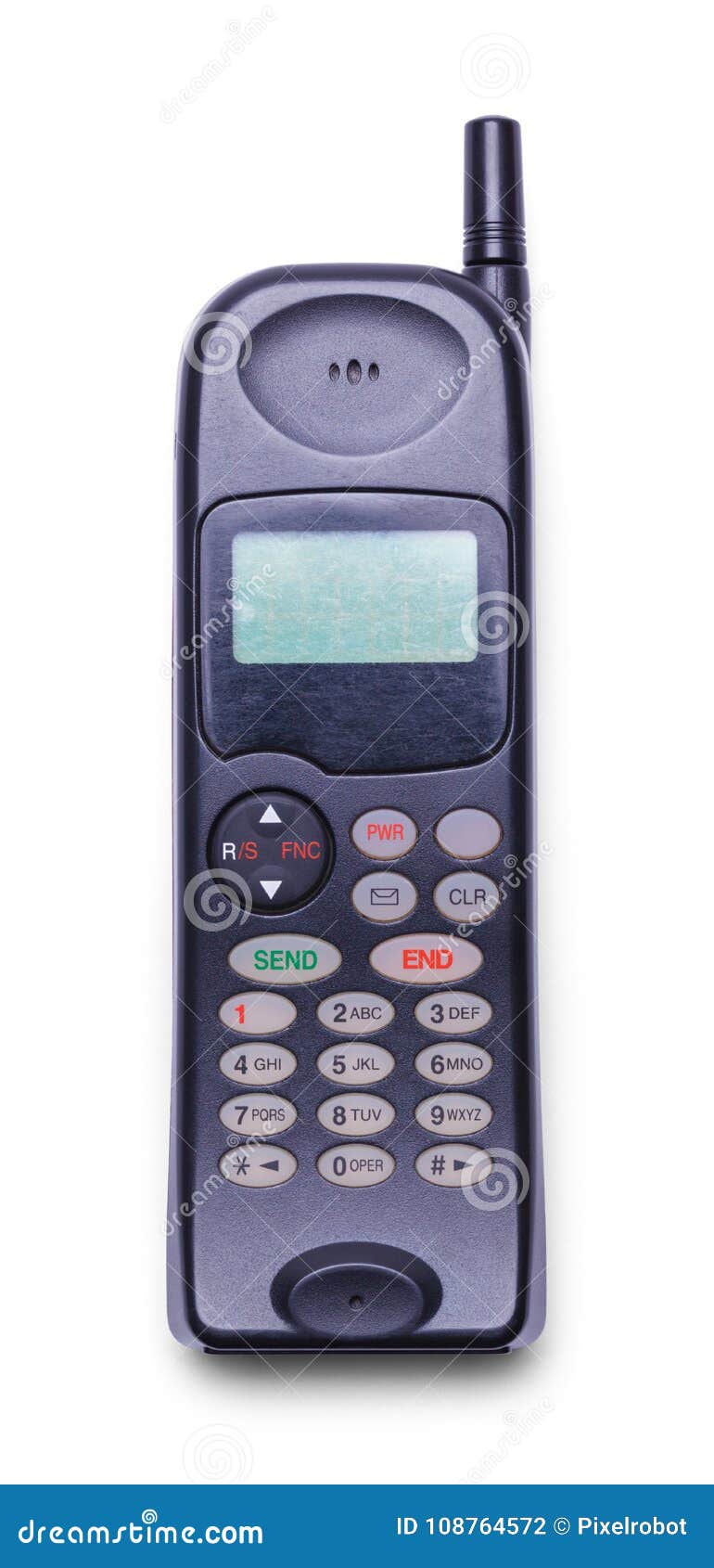 Old Cell Phone Front stock photo. Image of blank, plastic - 108764572