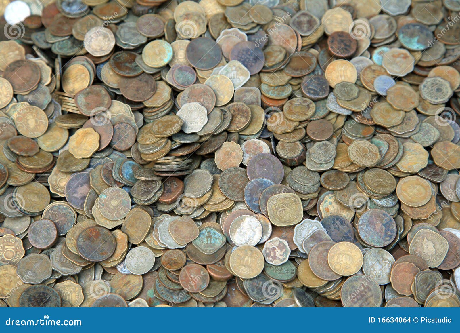 Vintage Coins Detail Royalty-Free Stock Image | CartoonDealer.com ...