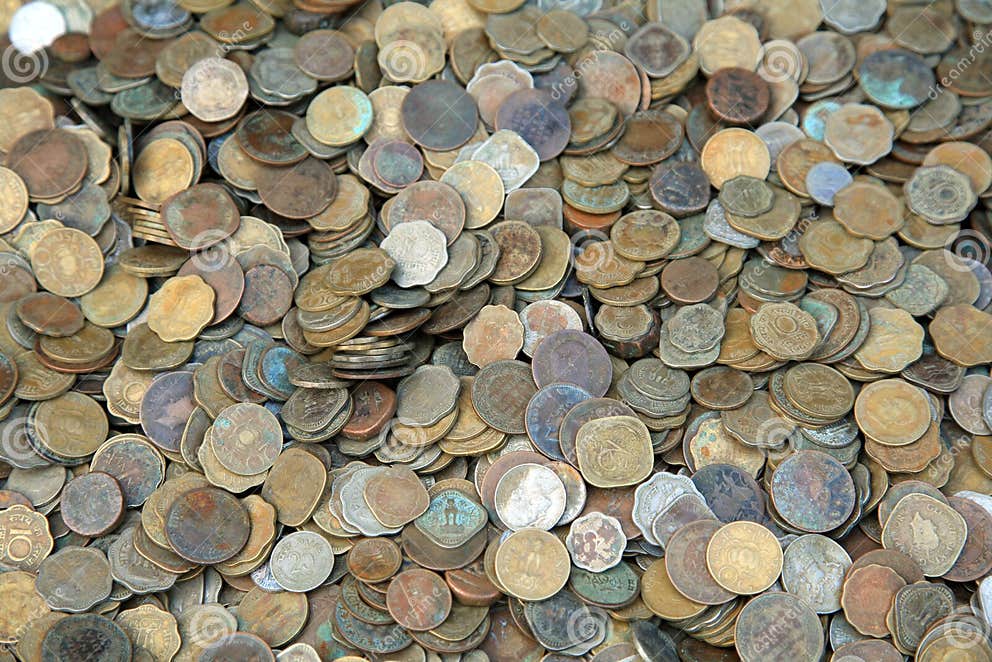 Old vintage coins stock photo. Image of monetary, dump - 16634064