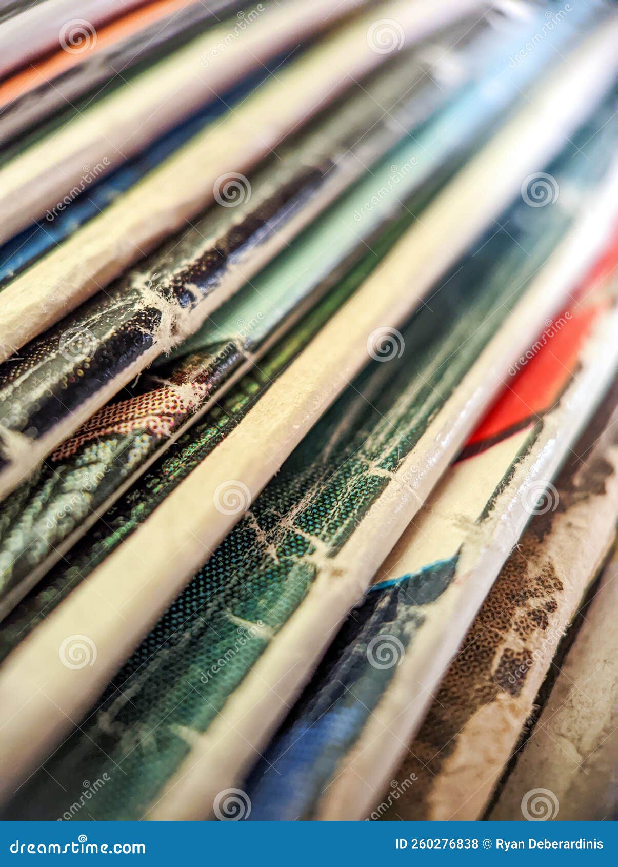 Old Vintage Comic Books Stack Creates Colorful Background Paper Texture ...